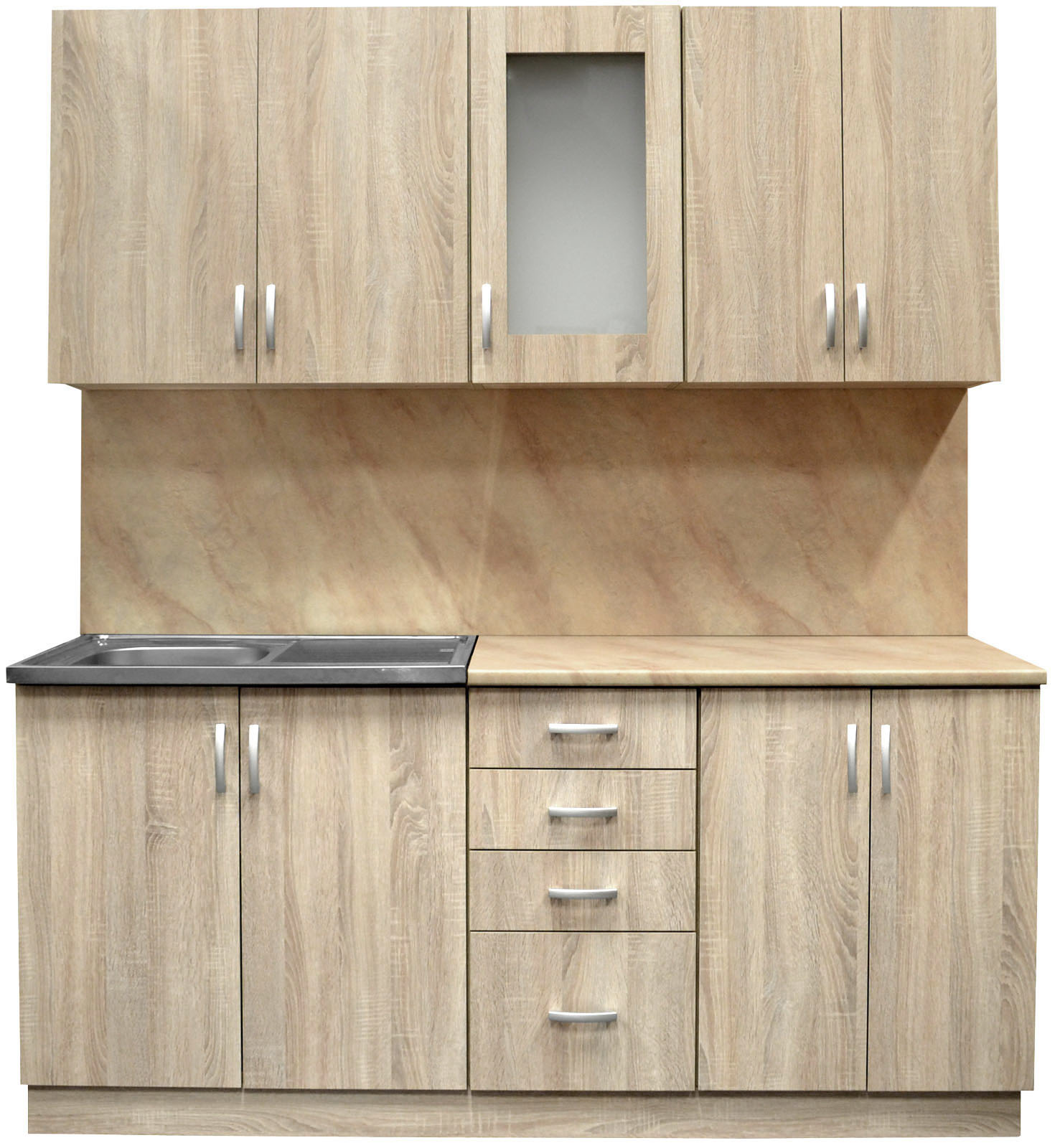 Kuchyňská linka Baworka 1 - 180 cm dub sonoma | Bawor.cz